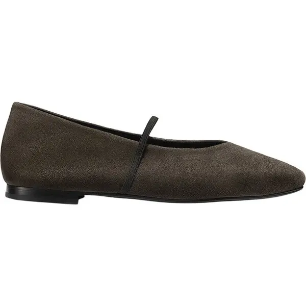 MARGAUX The Phoebe Ballet Flat - Graphite Suede