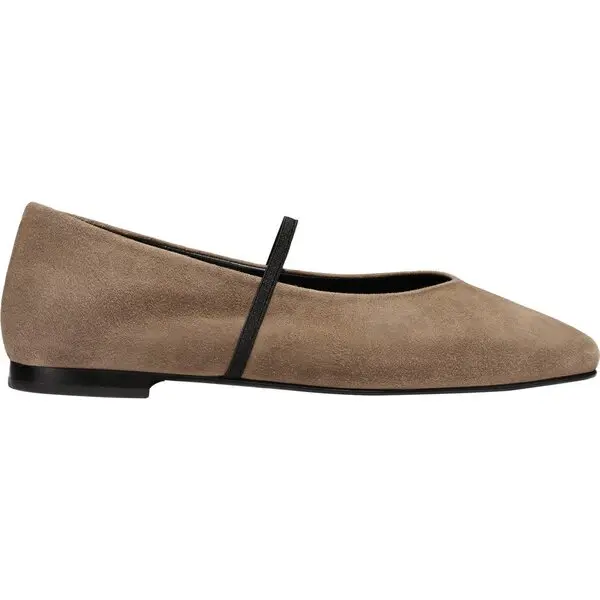 MARGAUX LONNBERG The Phoebe Flats - Mushroom Suede