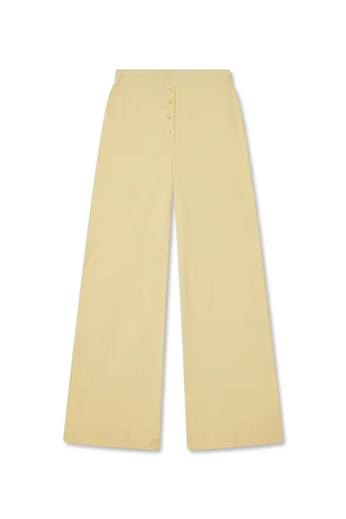 VIR VITA Pointelle Lounge Pant - Butter