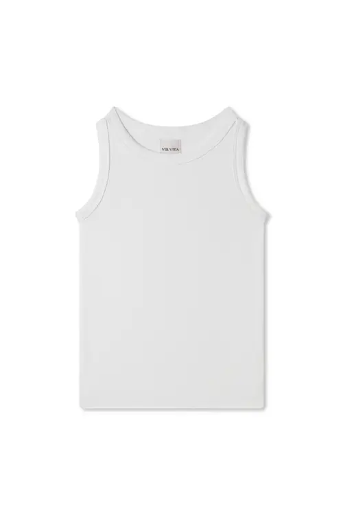 VIR VITA Lucia Racerback Tank - White