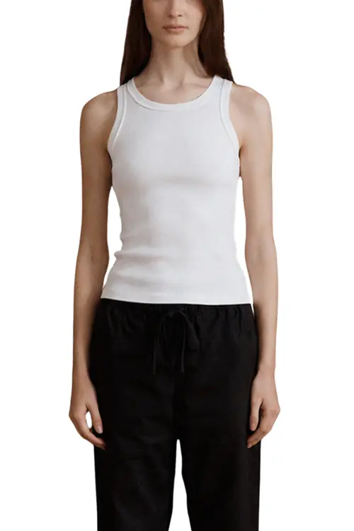 VIR VITA Lucia Racerback Tank - White
