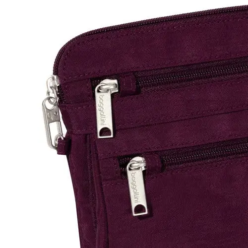 BAGGALLINI Securtex Anti-theft Crossbody Bag - Mulberry