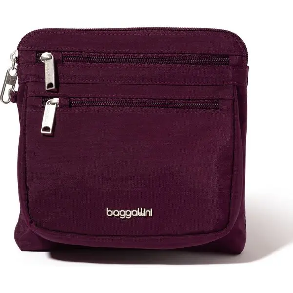 BAGGALLINI Securtex Anti-theft Crossbody Bag - Mulberry