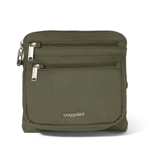 BAGGALLINI Securtex Anti-theft Crossbody Bag - Thyme