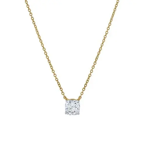LUVMYJEWELRY 14k Gold 0.75 Ct Lab Grown Diamond Necklace - 14k Yellow Gold