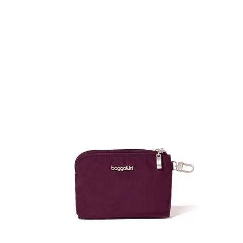 BAGGALLINI On The Go Daily Rfid Zip Pouch - Mulberry