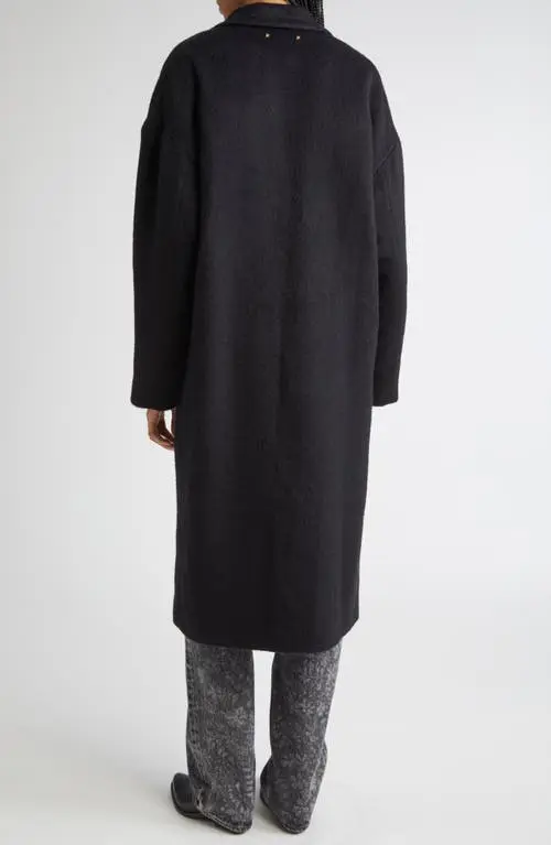 GOLDEN GOOSE Wool-blend Cocoon Coat