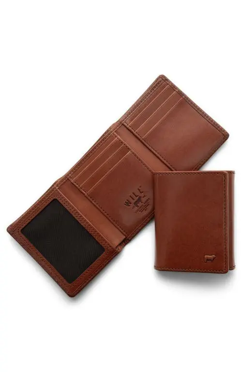 Will Leather Goods Classic Leather Trifold Wallet - Cognac