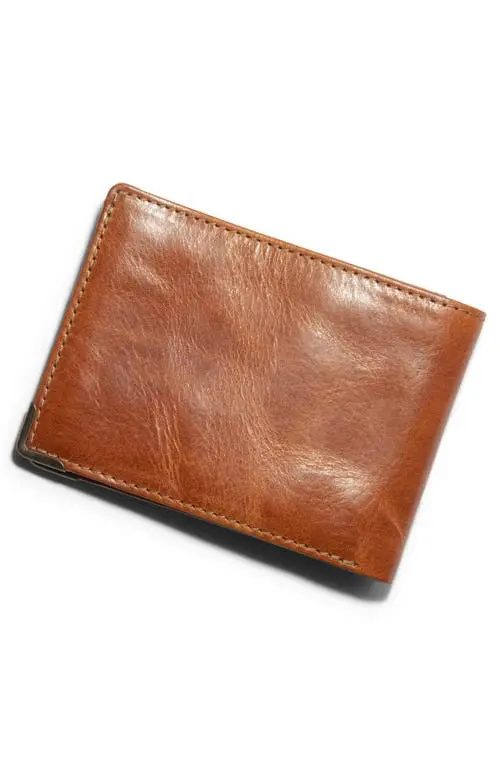 Will Leather Goods The Industrial Leather Bifold Wallet - Cognac