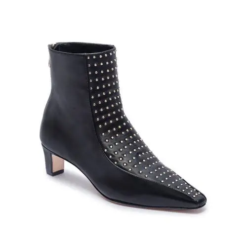 Bernardo Esme Studded Leather Booties - Black