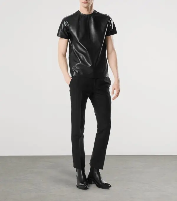 TOM FORD Wool-silk Dyllan Tailored Trousers - Black