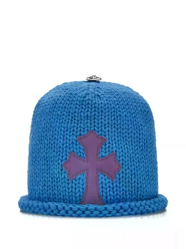 Chrome Hearts Cross-patch Beanie - Blue