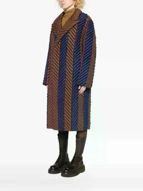 RAXXY Herringbone-quilted Coat