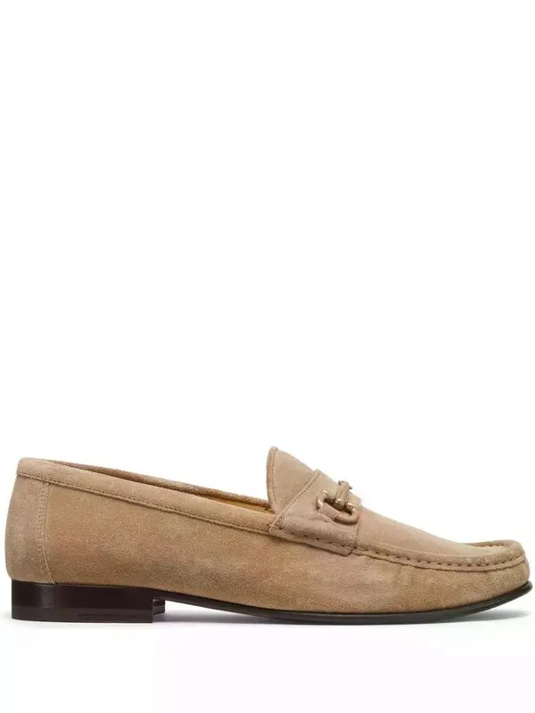 Brunello Cucinelli Almond-toe Leather Loafers