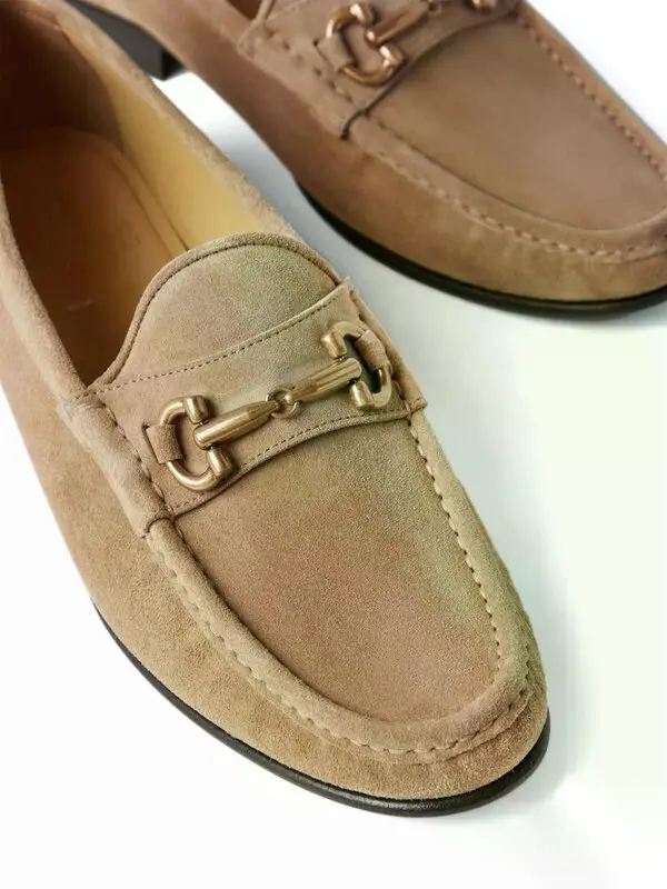 Brunello Cucinelli Almond-toe Leather Loafers