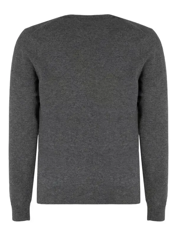Comme Des Garçons V-neck Wool Sweater