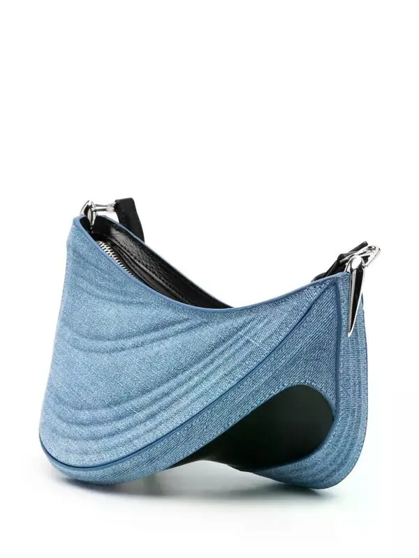 MUGLER Small Spiral Curve Crossbody Bag