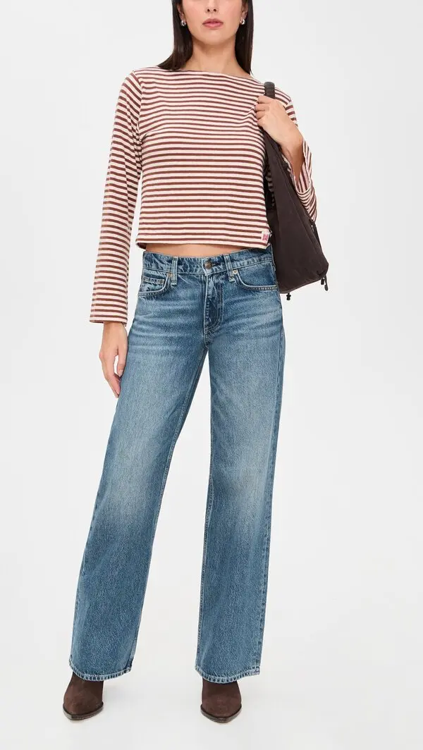 Rag & Bone Saige Relaxed Straight Jeans