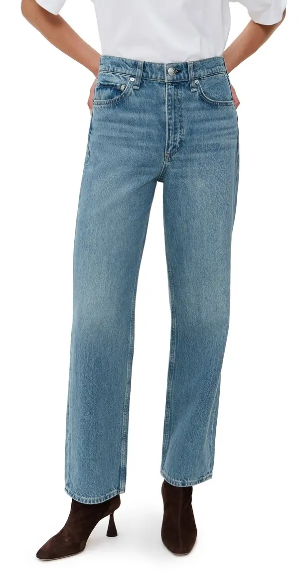 Rag & Bone Shea High-rise Straight Ankle Jeans