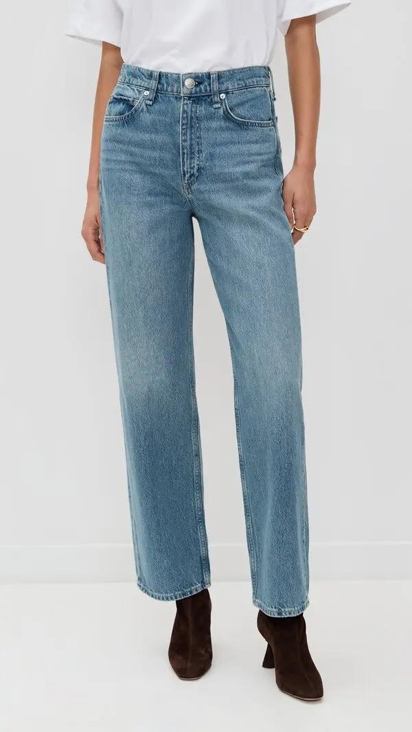 Rag & Bone Shea High-rise Straight Ankle Jeans