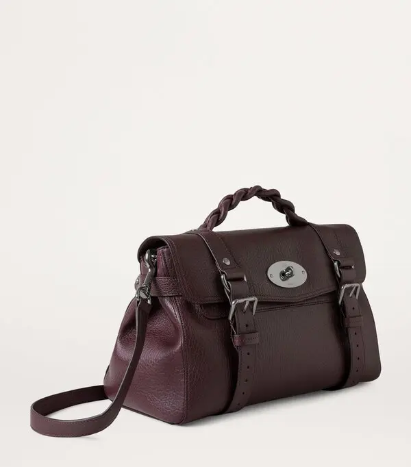 Mulberry Grained Leather Alexa Crossbody Bag - Red