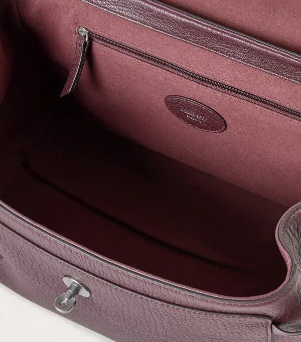 Mulberry Grained Leather Alexa Crossbody Bag - Red