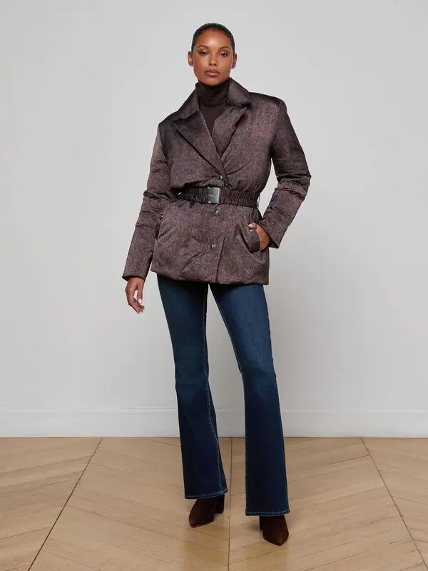 L'Agence Willene Belted Puffer Jacket