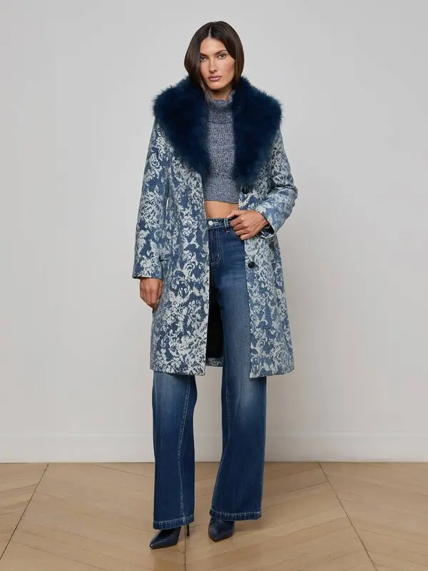 L'Agence Laney Jacquard Coat