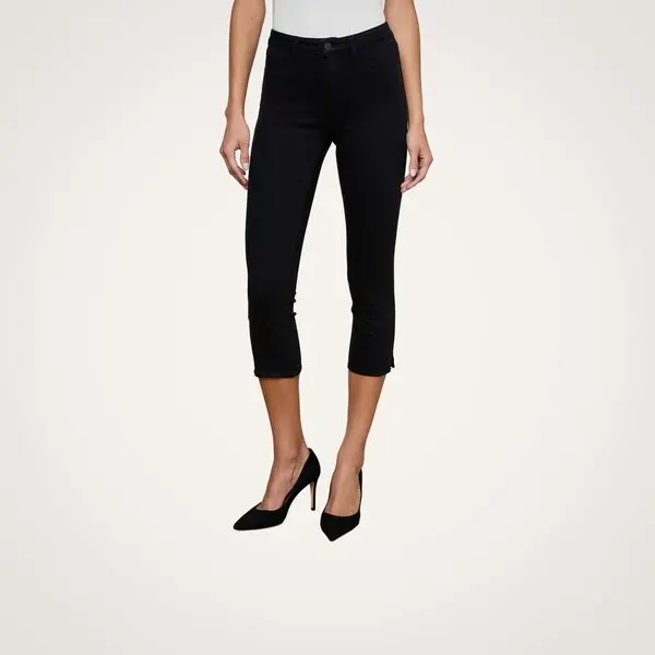 L'Agence Fiora Pedal Pusher Jean - Noir