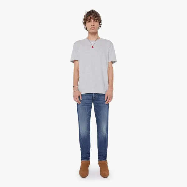 MOTHER The Neat Straight Leg Jeans - Blue