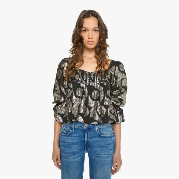 Alix Of Bohemia Priya Top Gunmetal - Black