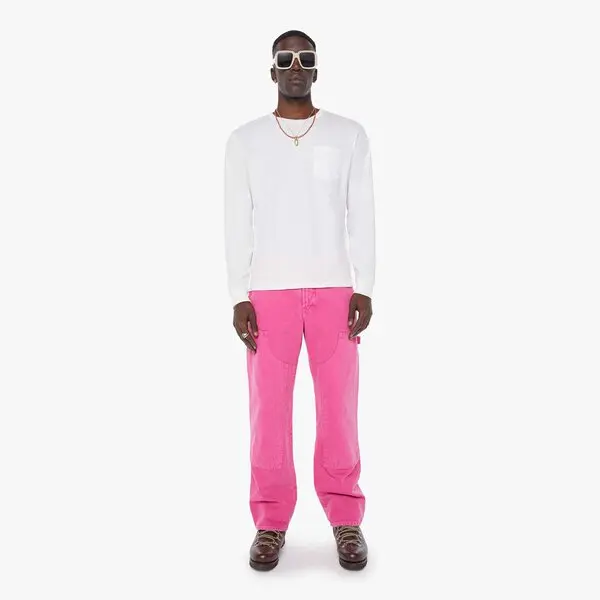 MOTHER The Big Shot Carpenter Jeans - Pink