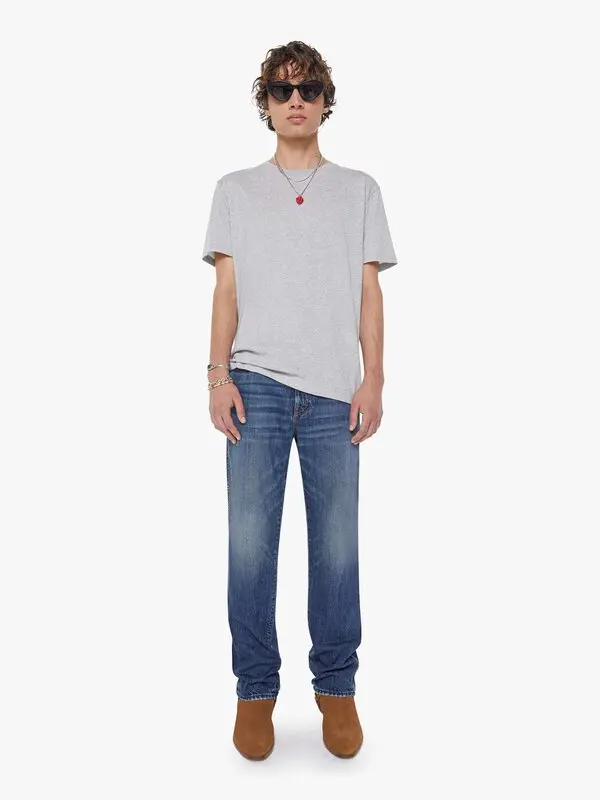 MOTHER The Bronco Straight Leg Jeans - Blue