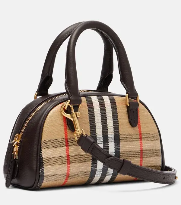 Burberry Mini Check Tote Bag