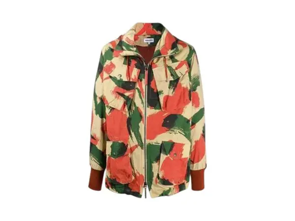 Kenzo Brushed Camo Overdyed Utility Parka
