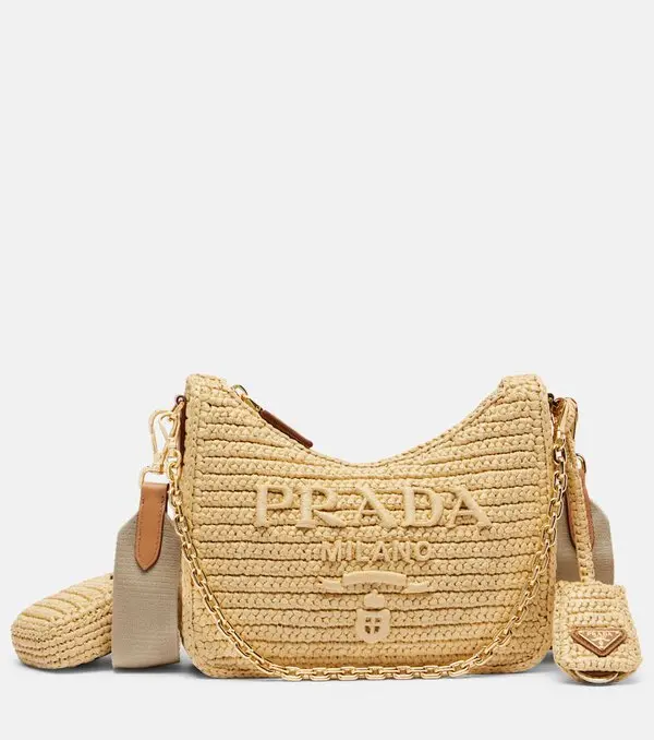 Prada Re-edition 2005 Crochet Shoulder Bag