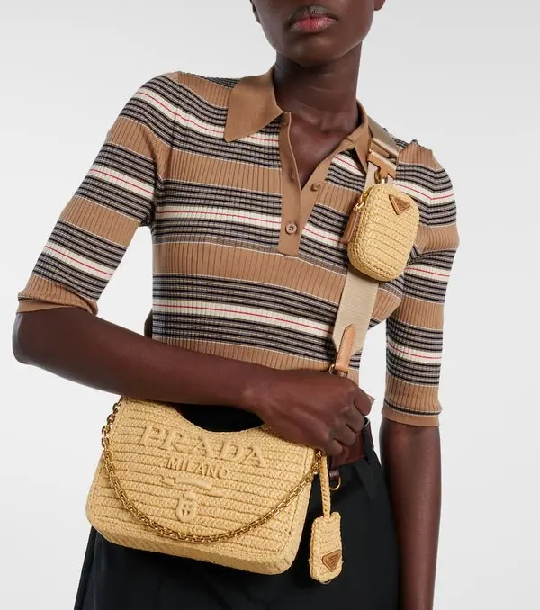 Prada Re-edition 2005 Crochet Shoulder Bag