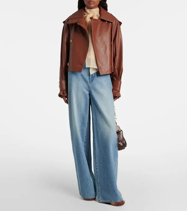 Zimmermann Halcyon Snake-effect Leather Shoulder Bag - Brown
