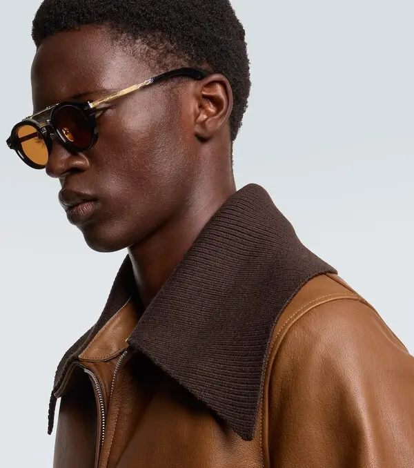 JACQUES MARIE MAGE Delage Round Sunglasses