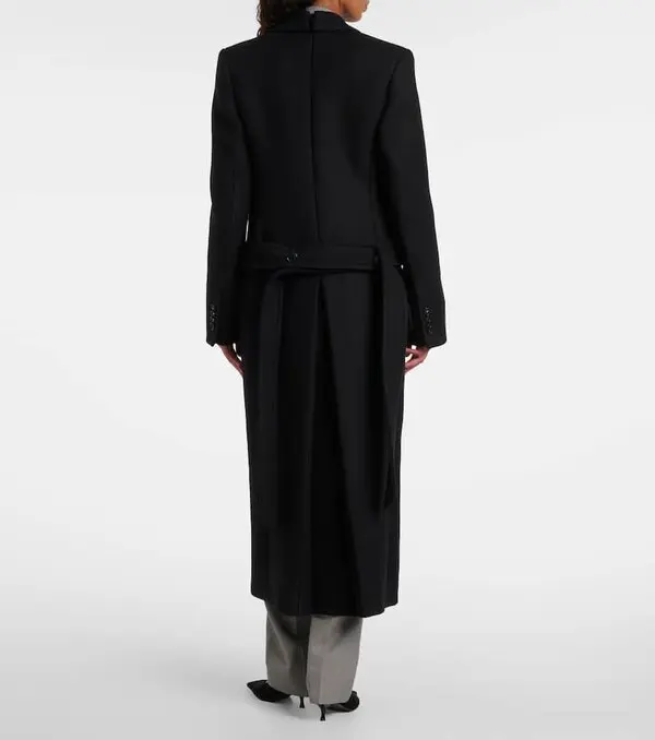 Victoria Beckham Single-breasted Wool-blend Coat