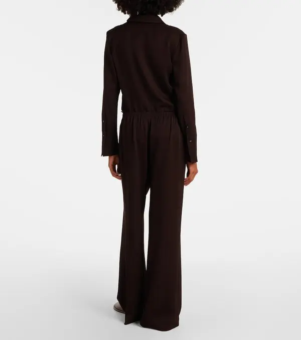 Proenza Schouler White Label Meadow Twill Wide-leg Pants