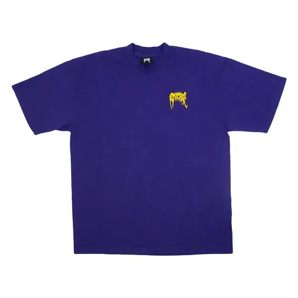 REVENGE Basic Embroidered T-shirt - Purple