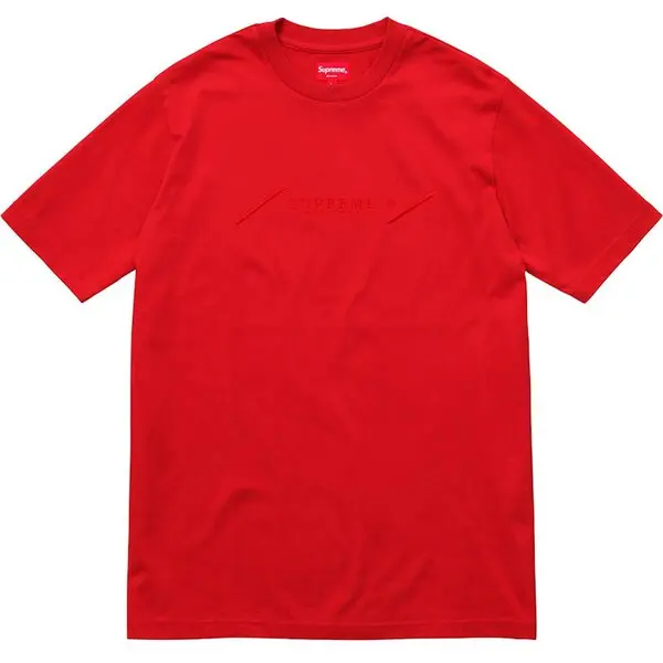 Supreme Tonal Embroidery Top - Red