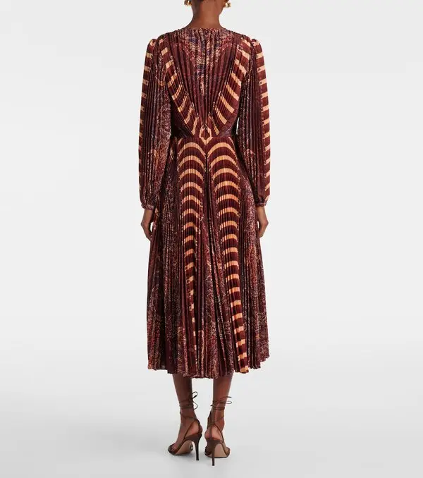 Ulla Johnson Sarai Pleated Midi Dress