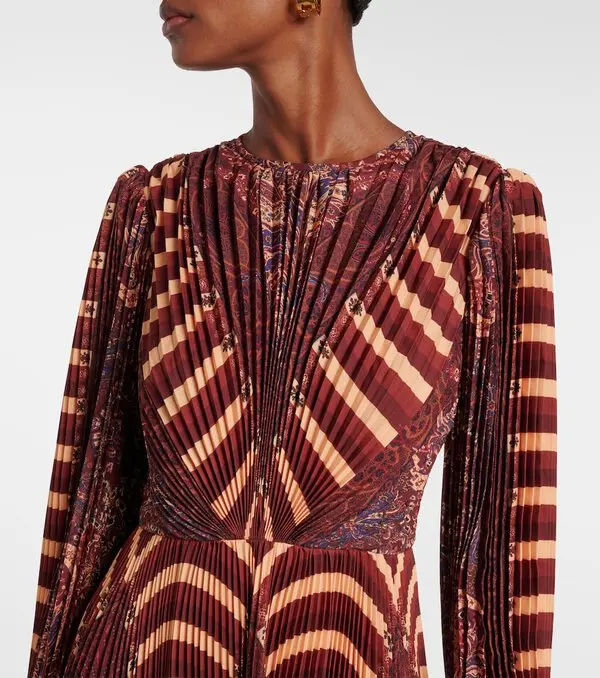 Ulla Johnson Sarai Pleated Midi Dress