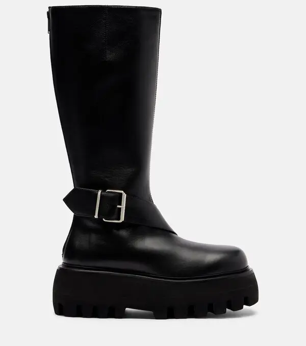 Alexander McQueen Knee-high Platform Boots