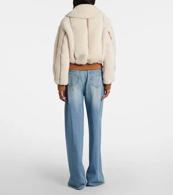 Zimmermann Story Shearling Bomber Jacket