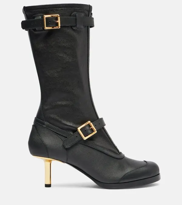 Sacai Aviator Leather Boots