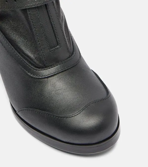 Sacai Aviator Leather Boots
