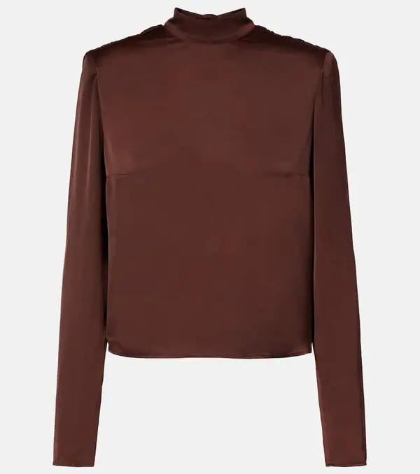 ROTATE BY BIRGER CHRISTENSEN Lipika Satin Top